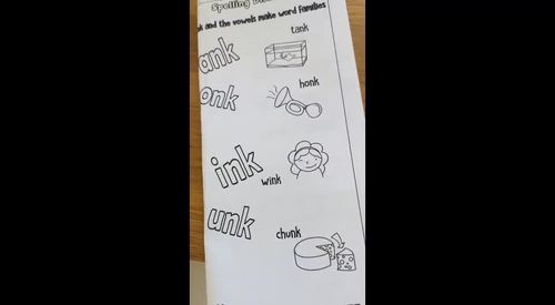 Orton Gillingham Spelling Pamphlets Digraph ck ( RTI / Dyslexia) week 9