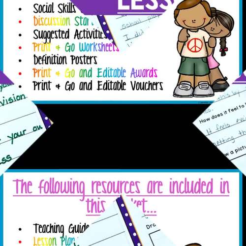 ACCOMPLISHMENT Activities and Lessons - Character Education - Goals (SEL)