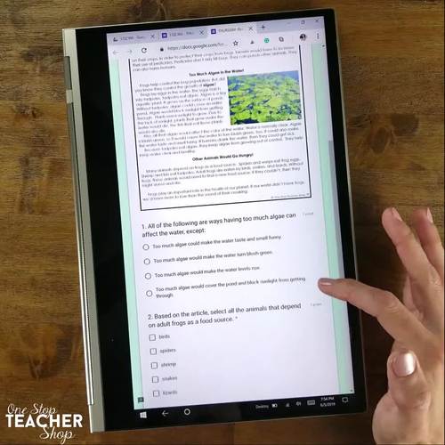 3rd Grade DIGITAL Reading Review | Daily Reading Comprehension Practice