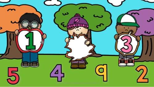 Fall Missing Number Find - SMART Board Activity! by LetTheGoodTimesKrol