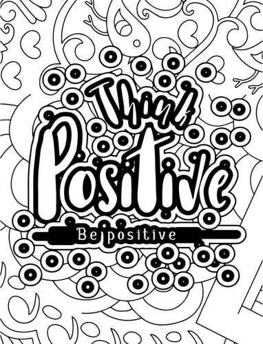 25 Art Positive Growth Mindset Kindness Classroom Art Coloring Book Pages
