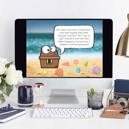 Missing Parts | Addition & Subtraction to 10 | 1st Grade Math Lesson Slides