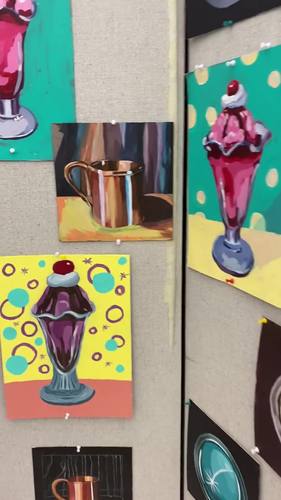 Middle or School Art Bundle: Acrylic Painting Lessons by Inside out ART