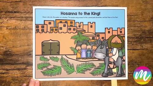 Jesus on a Donkey Palm Sunday Craft | Christian Easter Craft | Holy ...