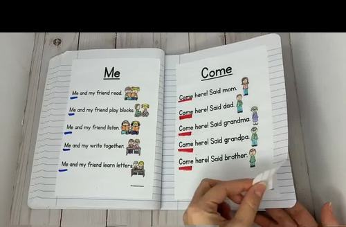 Sight Word Poems Kindergarten: Set #1 | IRLA 1G by Mrs Males Masterpieces