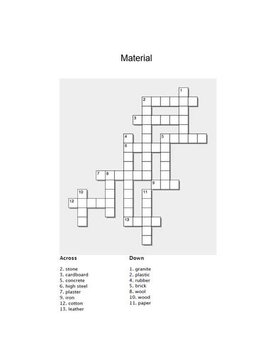 Crossword to Learn French: Materials by Real Life Language | TPT