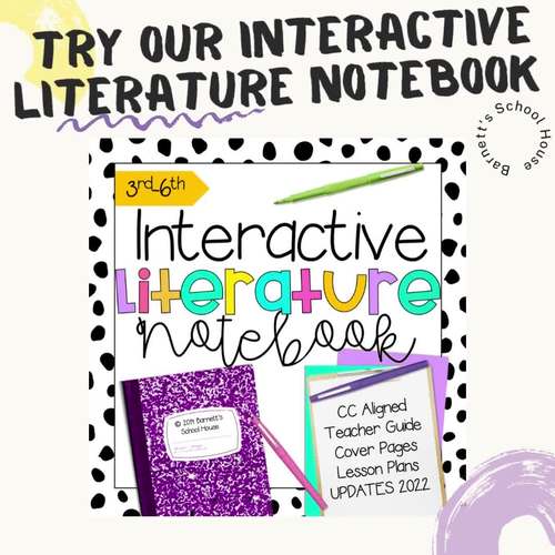 Interactive Notebook | Literature Journal | 3rd-6th Grades | Common ...