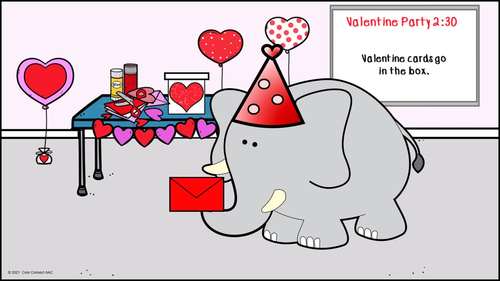 The Valentine Box | Interactive Slide Show | PreK | Core Vocabulary