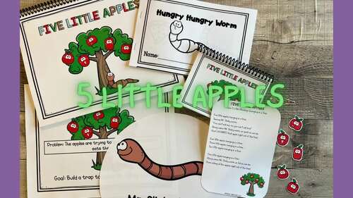 5 Little Apples Song Pack by Growin' Wildflowers | TPT