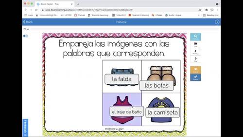 Spanish Boom Cards Bundle by SenoraQ | TPT