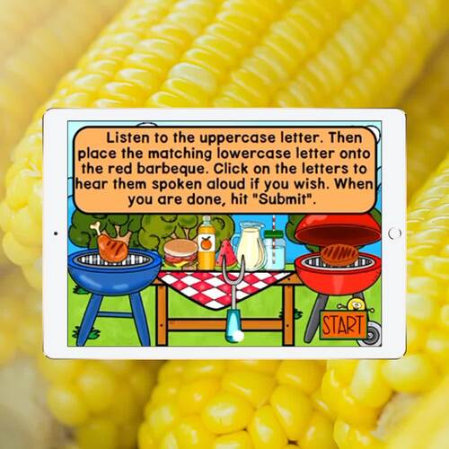 Audio alphabet boom cards | Lower and Uppercase letter recognition ...