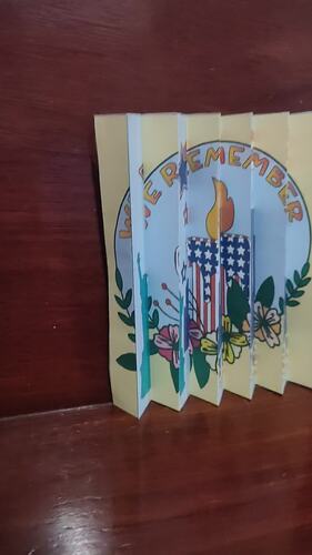 Patriot Day Activities Crafts Agamograph Art September 11th 3D Poster