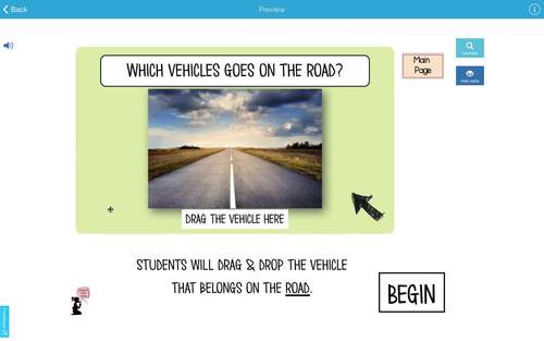 Vehicles Sorting Boom Cards™| Sorting Vehicles | Transportation | TPT