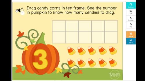 Counting 1 - 10 | Boom Cards | Fall Theme - Candy Corn | Level 2 by ...