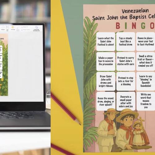 Saint John the Baptist Bingo | Venezuelan Culture Game | Diversity ...