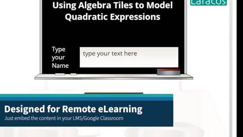Digital Interactive: Modeling Quadratic Expressions w/ Tiles by Laracos