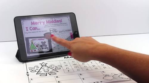 Christmas Themed Digital ELA Centers by Deanna Jump | TpT