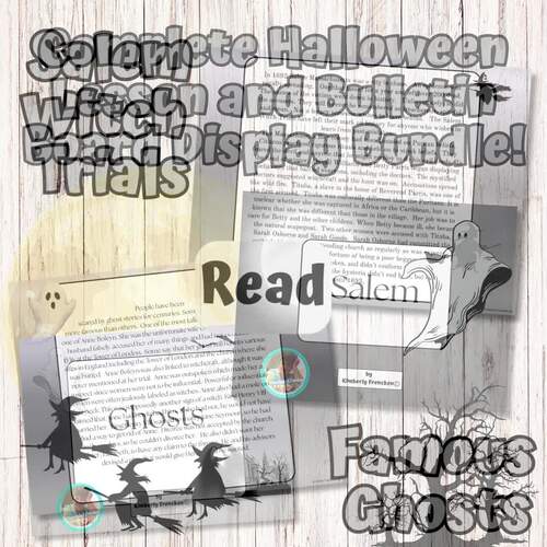 Halloween Reading Comprehension Passage & Writing Activity Bundle