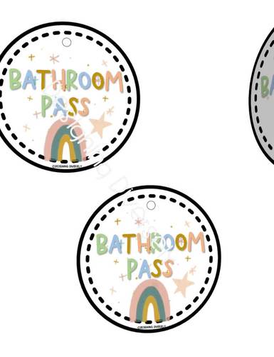 Boho Rainbow Social Distancing Classroom Management Decor BUNDLE