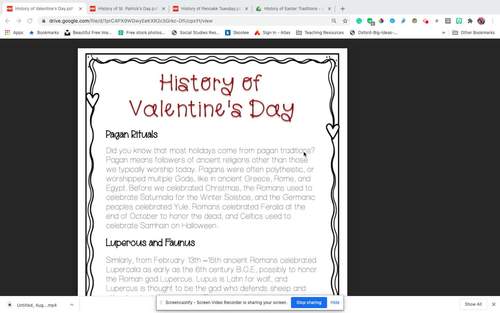 History of Holidays Series Evidence-based Passages Growing Bundle