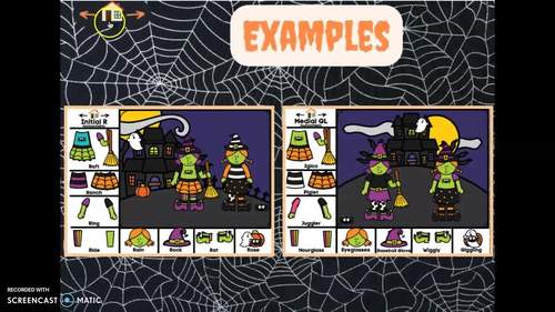 Build a Witch BOOM Cards™ S, S Blends, and Z Sounds - Digital Speech ...