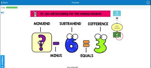 SUBTRACTION WITHIN 10 COLOR by CODE: MIXED REVIEW MISSING NUMBERS BOOM ...