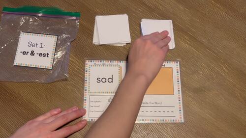 Consonant Doubling Rule / Suffixes -er & -est by Busy Hands Buzzing Mind