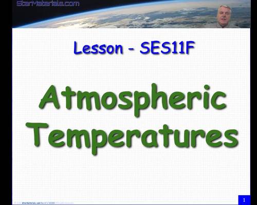 Complete STAR* Video Lesson on ATMOSPHERIC TEMPERATURES Distance ...