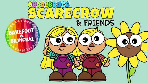 Scarecrow & Friends Clipart | Cuddlebugs Collection | Fall Scarecrow ...