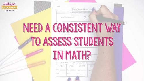 4th Grade Math Check-Ups by Ashleigh | TPT