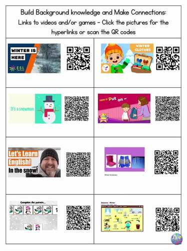 WIDA ACCESS WRITING PRACTICE WINTER ESL by ELL Connections | TPT