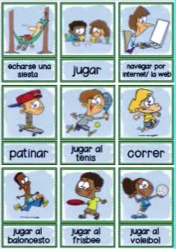 LAS ACTIVIDADES - Picture + Word Cards (Spanish) by My Teaching Factory