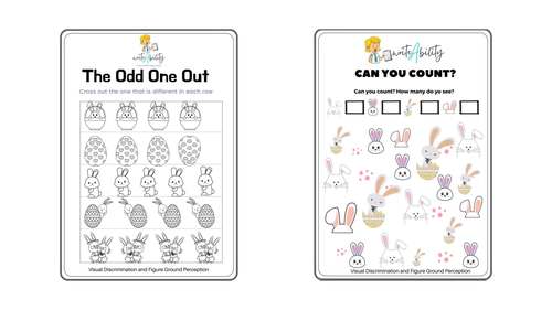 Easter Fun: Fine Motor and Visual Perceptual Worksheets and Activities