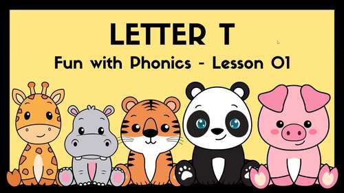 Phonics Letter T Full Lesson Plan (PPT + Worksheet) - Lesson 1 | TPT