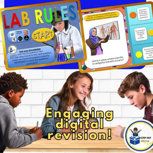 Scientific method worksheet & digital review activity - lab safety ...