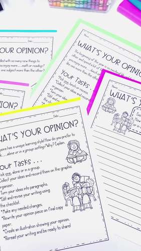 Back to School Beginning of the Year Writing Prompts All About Me First ...