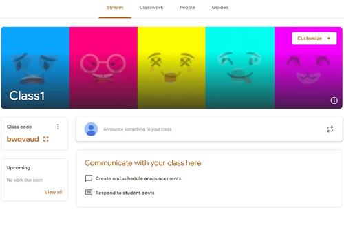 Animated Google Classroom Headers (Emoji) Banners - Distance Learning