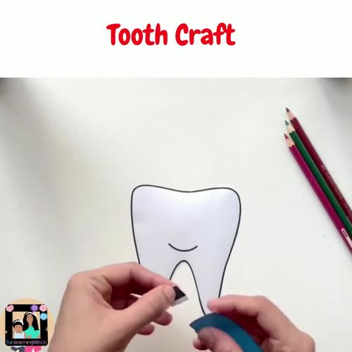 Dental Health Tooth Craft | Dental Hygiene Activity by Fun Learning With Us