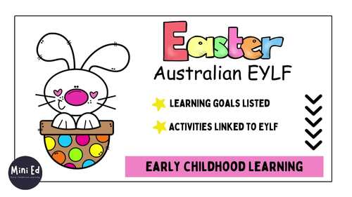 Easter: Canva-Editable Template..EYLF Unit Study..Family Daycare..PreK