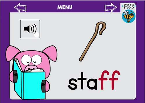 DOUBLE CONSONANTS RULE FLSZ AUDIO BOOM CARDS PHONICS FF LL FLOSS RULE ...