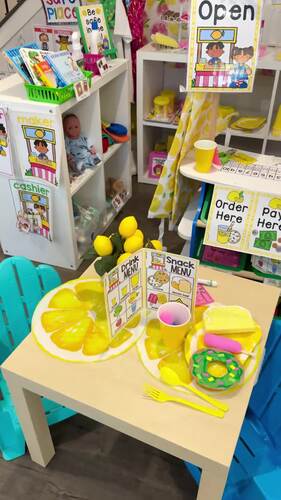 Lemonade Stand Dramatic Play Pretend Play Printables for Preschool PreK ...