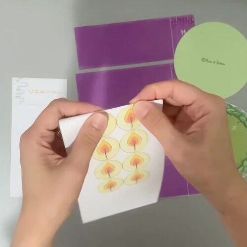 3D Advent Wreath Christmas Countdown ColouringPrintable Advent Activity