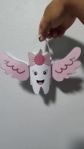 National Tooth Fairy Day Activities Crafts Windsock mobile hanging by ...