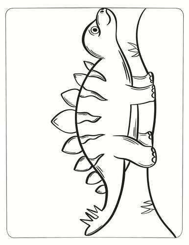 Roar-some Fun: Printable Easy Dinosaur Coloring Pages