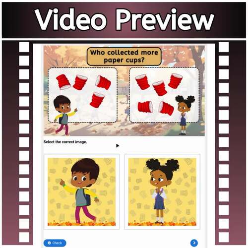 More or Less: Count and Pick the Numbers (1-10) Digital Resources