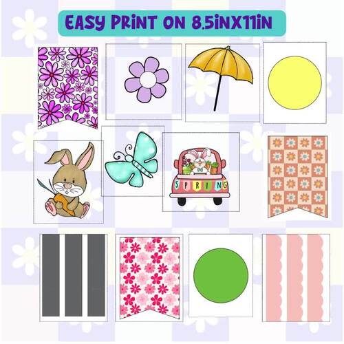 Spring Bulletin Board Kit,Hello Spring ,Classroom Door Decor,Editble.