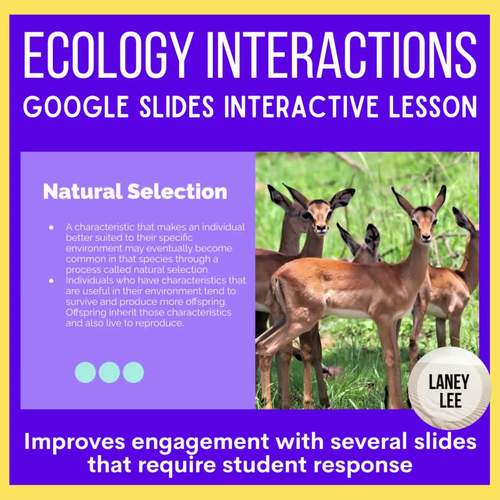 Interactions Google Slides Interactive Lesson (Competition Symbiosis ...
