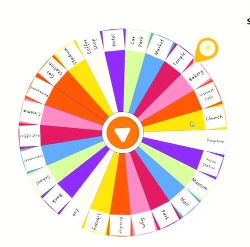 ESL City Places Bingo Vocabulary Interactive Digital Classroom PreK ...