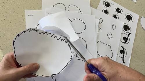 Cut and Color Owls - Elementary Art Lesson Plan by Kerry Daley | TPT