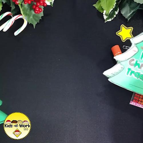 Christmas Tree 3-D Craft and Writing Activity by KidsAtWork365 | TpT